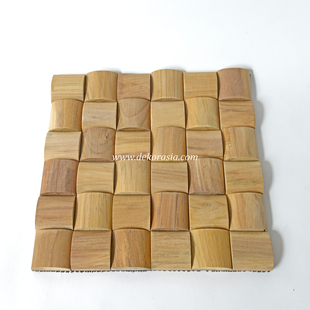 High Quality 3D Wood Wall Cladding Indoor Decoration, Log Teak Wall ...