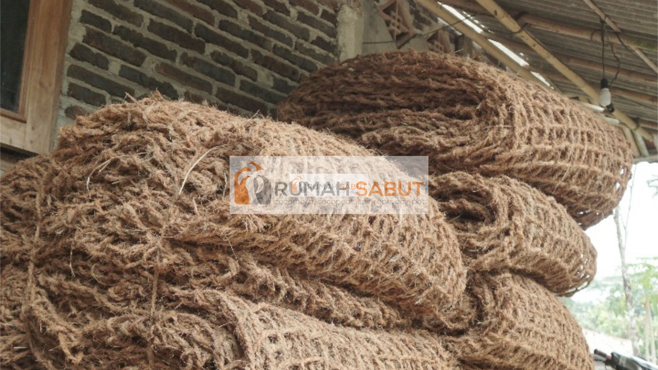 Coconut Coir Net, Cocomesh, Coconut Geotextile | Inaexport