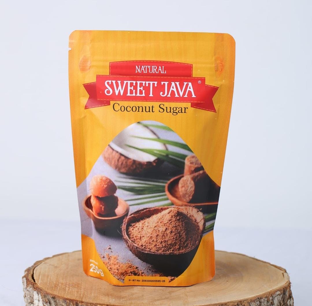 Sweetjava Coconut Palm Sugar - Ant Sugar - Powdered Coconut Sugar - 250 ...