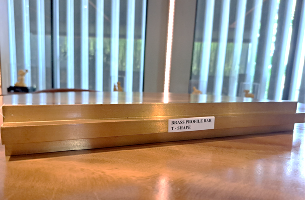 BRASS PROFILE BAR - T SHAPE | Inaexport