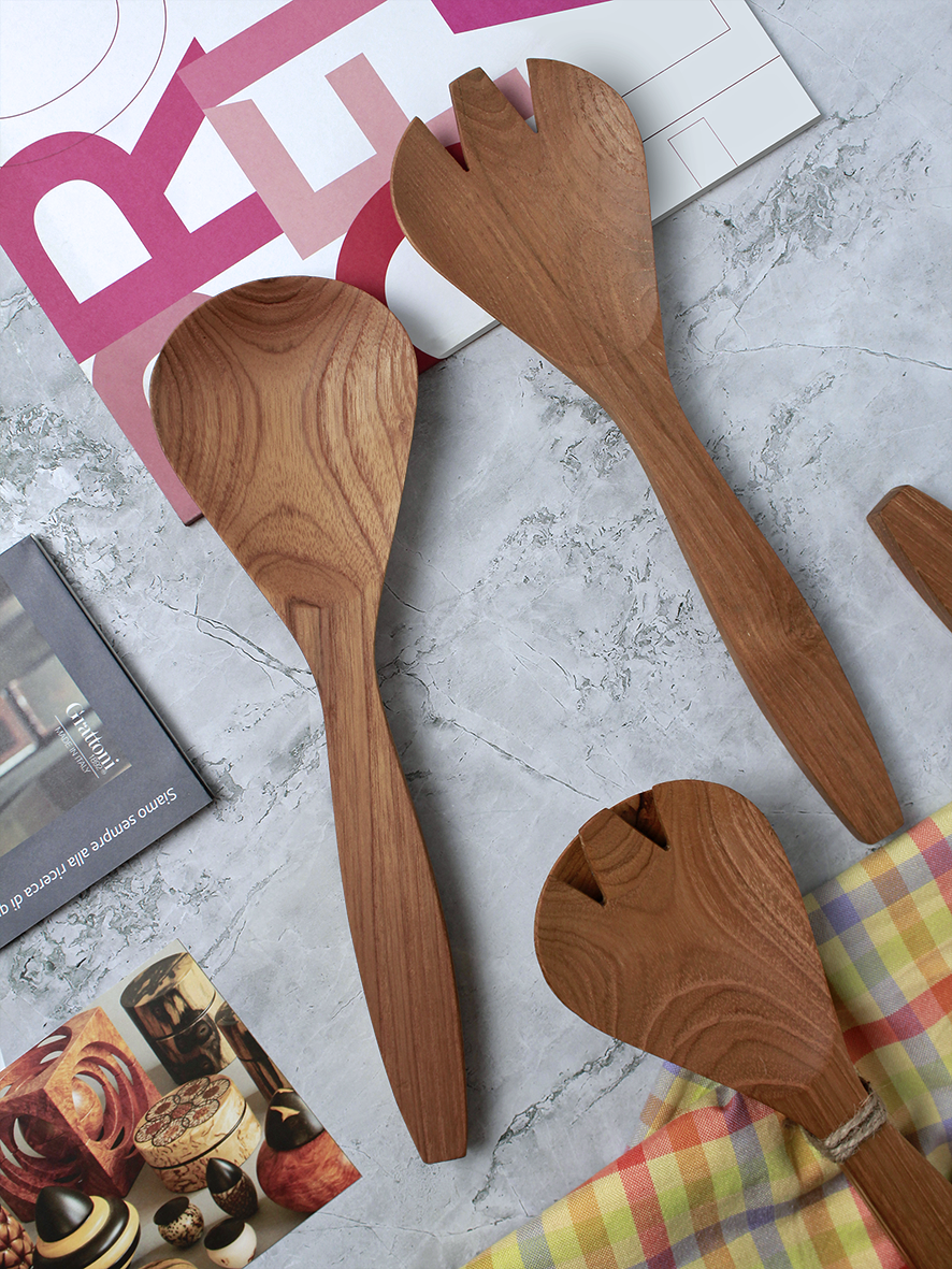 Spatula Kayu Jati RTST 1012 Radiant Living, Spatula, Teakwood ...