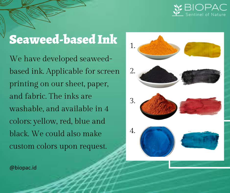 Seaweed-based Ink | Inaexport