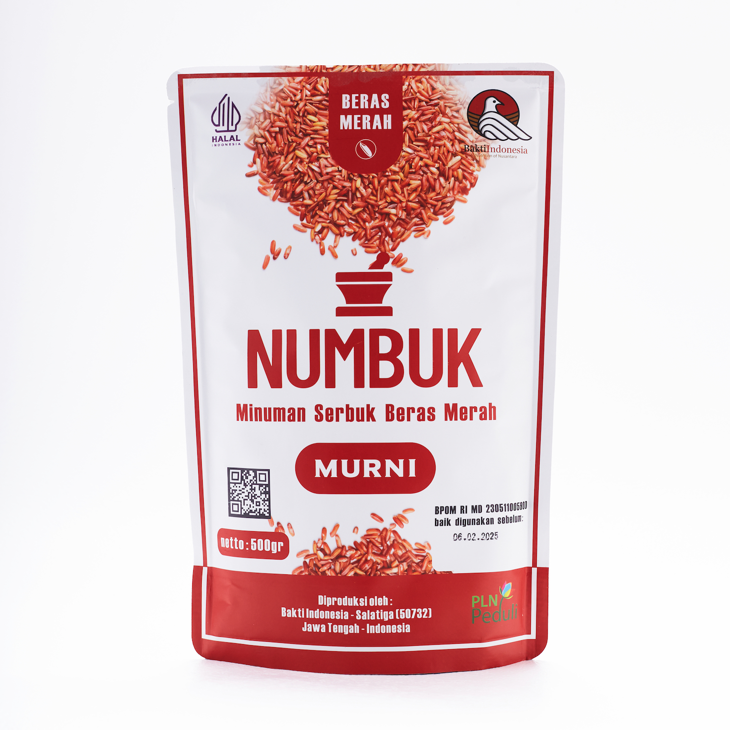 NUMBUK cereal (Organic Red Rice powder-PLAIN) | Inaexport