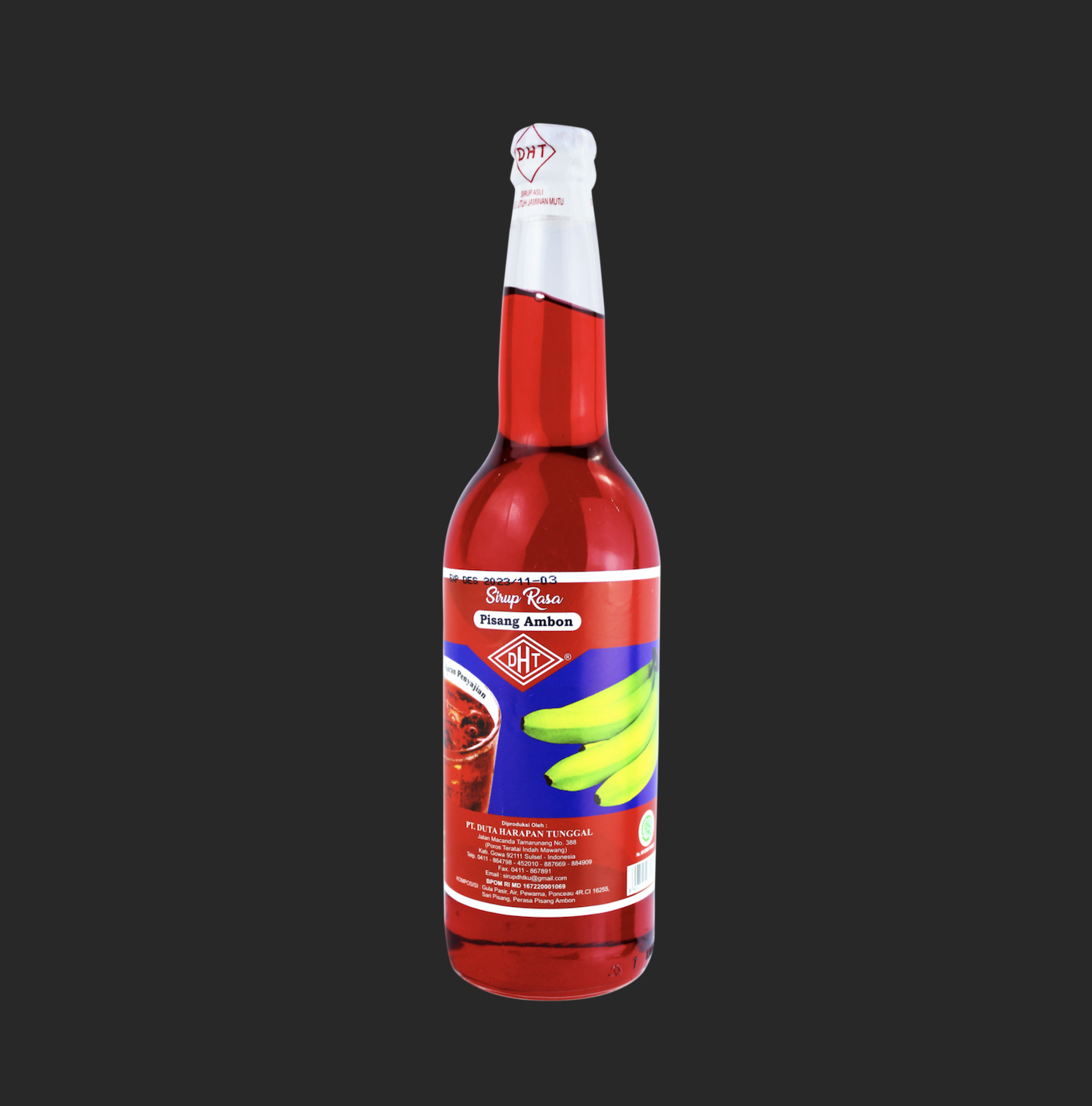 AMBON BANANA FLAVOR SYRUP, DHT BRAND | Inaexport