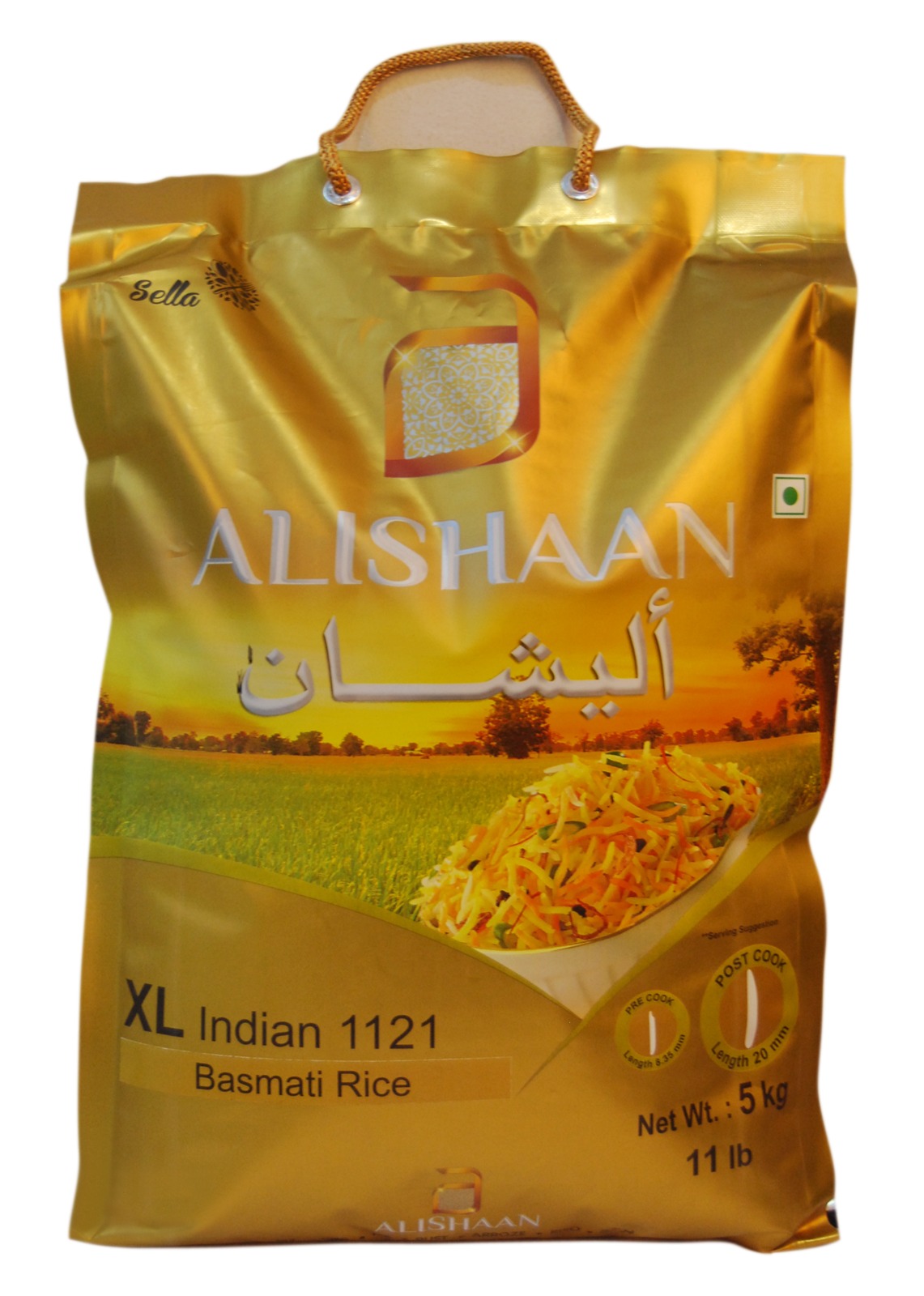 Alishaan Basmati Sella Rice 5kg/Basmati Rice/Indian Rice | Inaexport