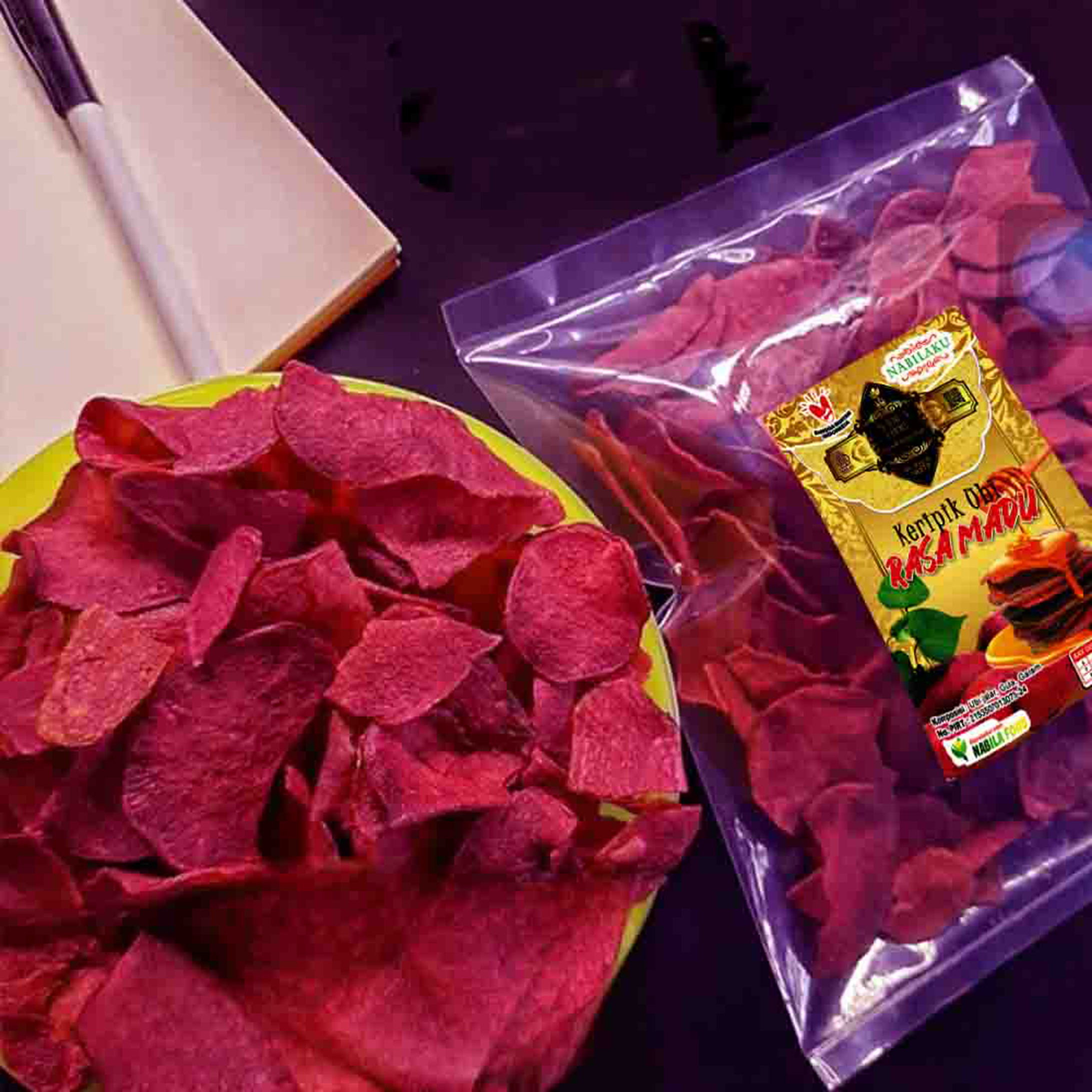 HONEY FLAVOR Purple Sweet Potato Chips | Inaexport