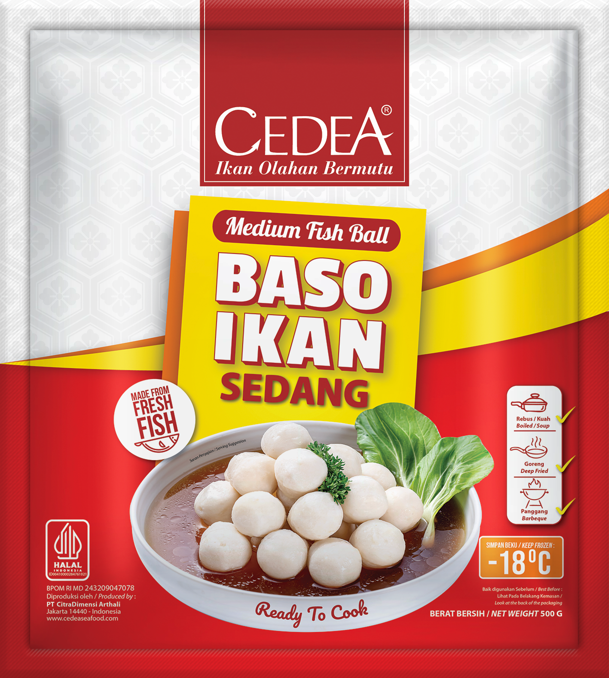 Medium fish baso | Inaexport