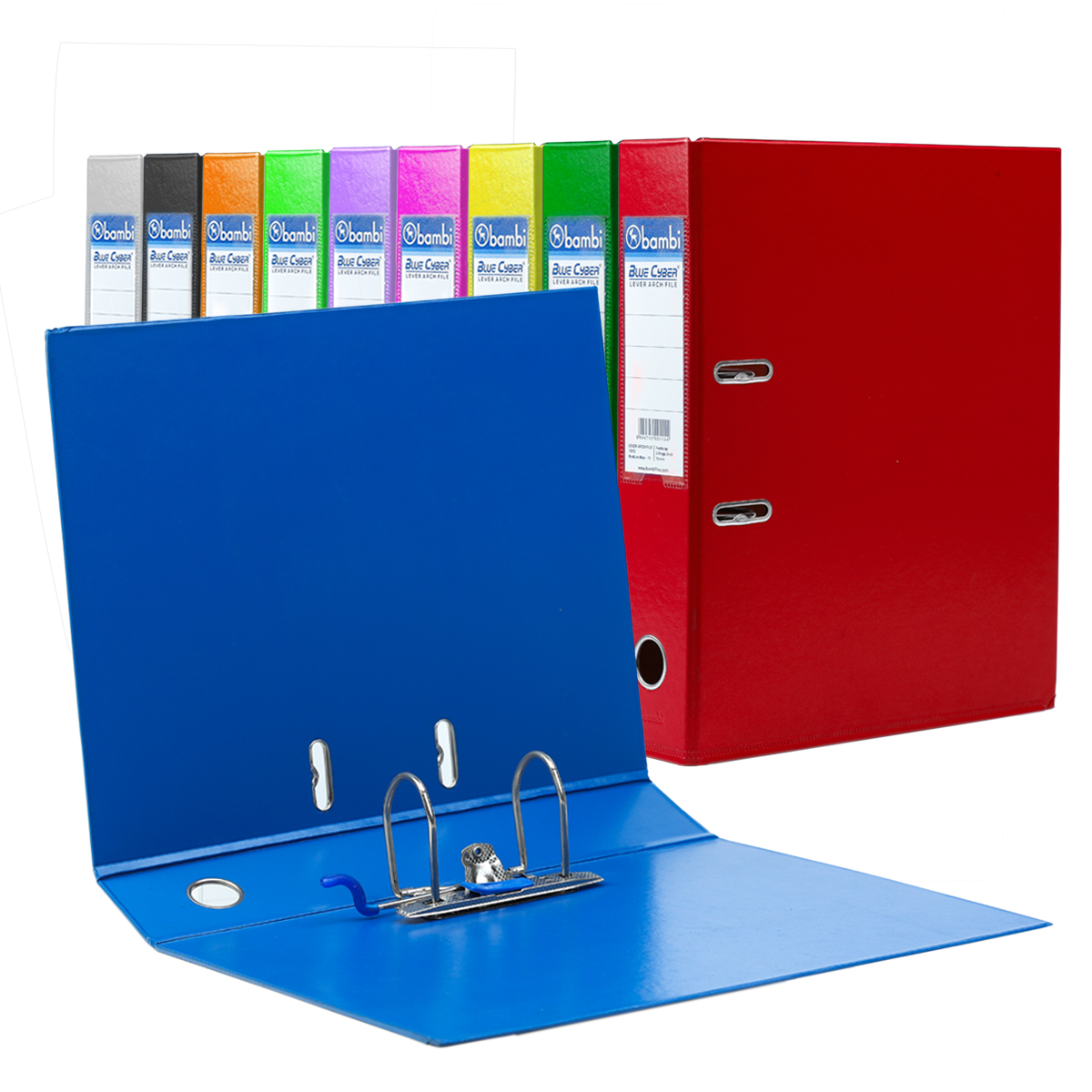 Lever Arch File, PVC, 75mm thick, F4 size | Inaexport