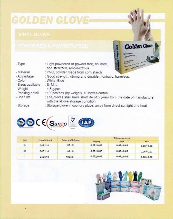 VINYL GLOVE / VINYL GLOVES | Inaexport