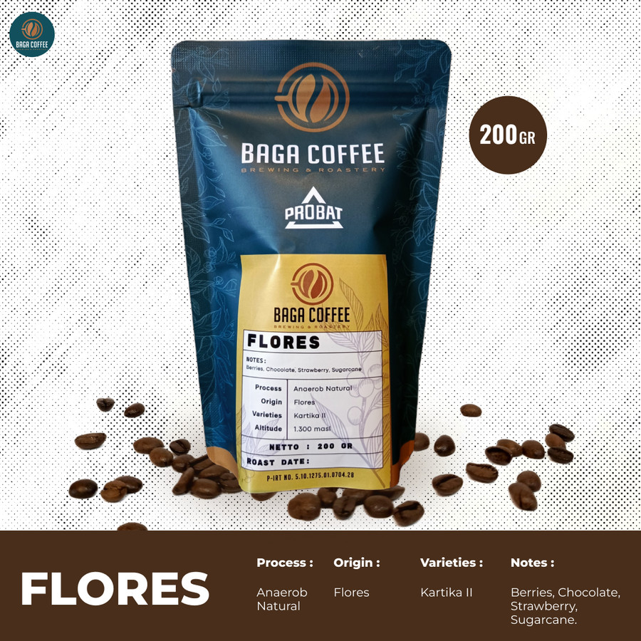 Kopi Baga Coffee Flores Arabica Whole Bean / ground | Inaexport