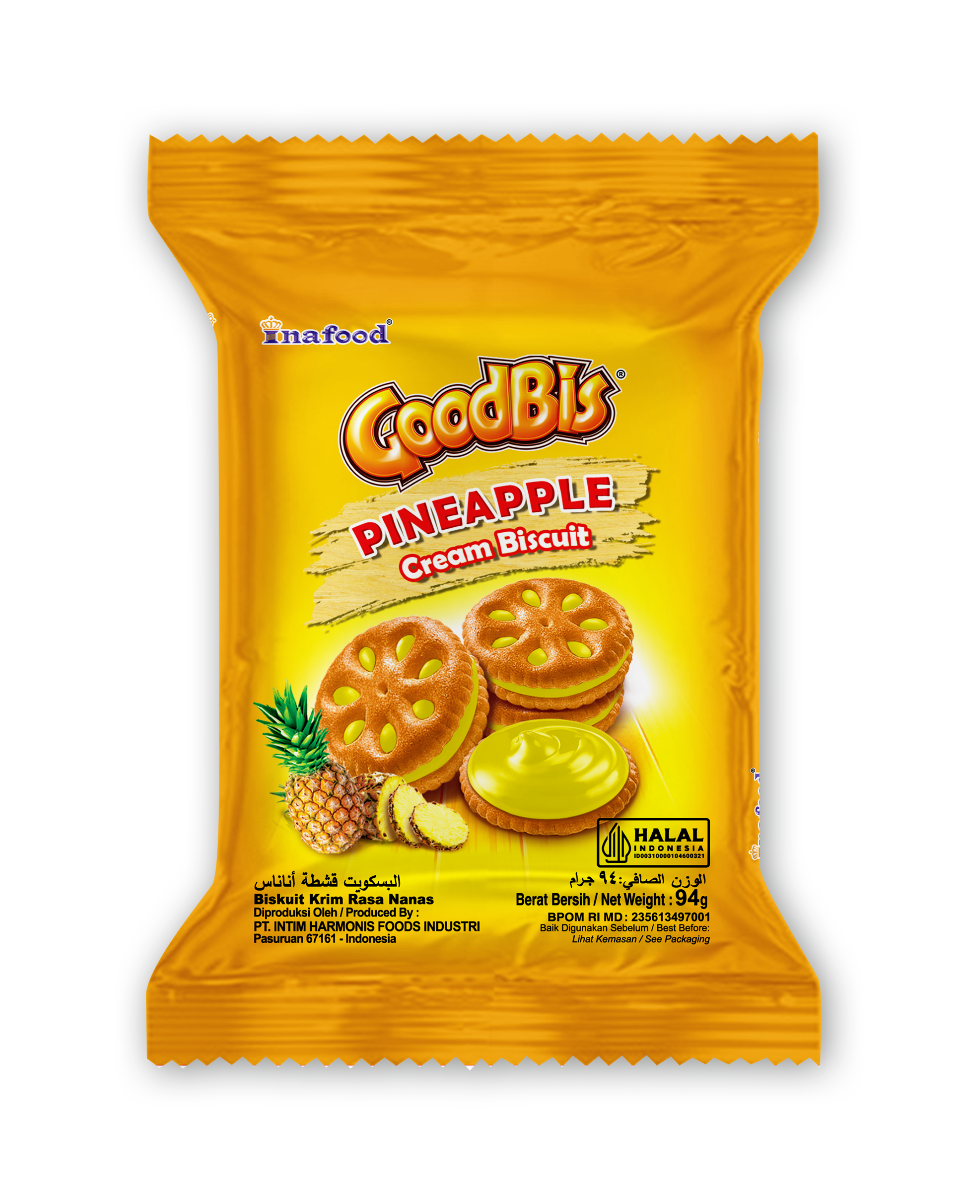 Goodbis Pineapple Cream 36 | Inaexport