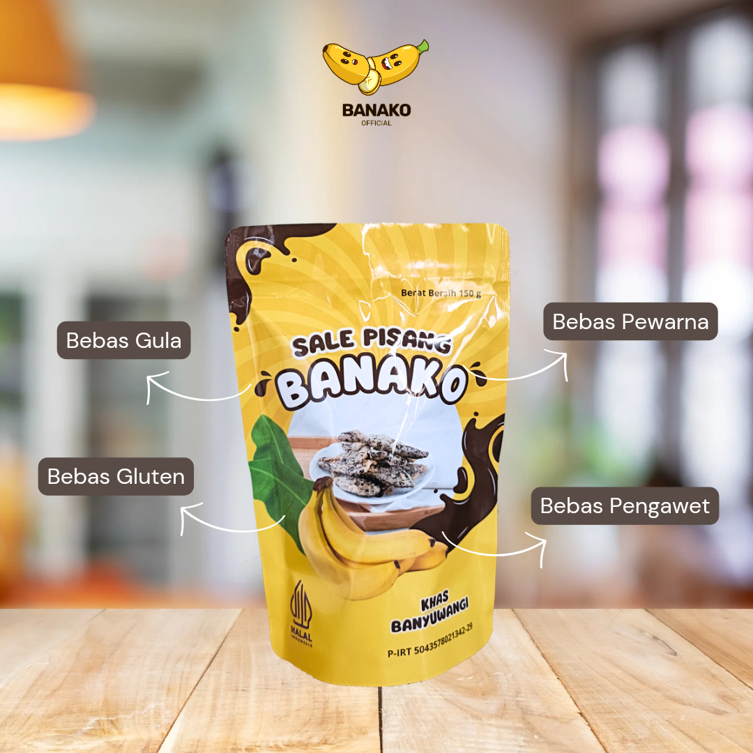 Sale Pisang (Dried Bananas) "Banako" | Inaexport