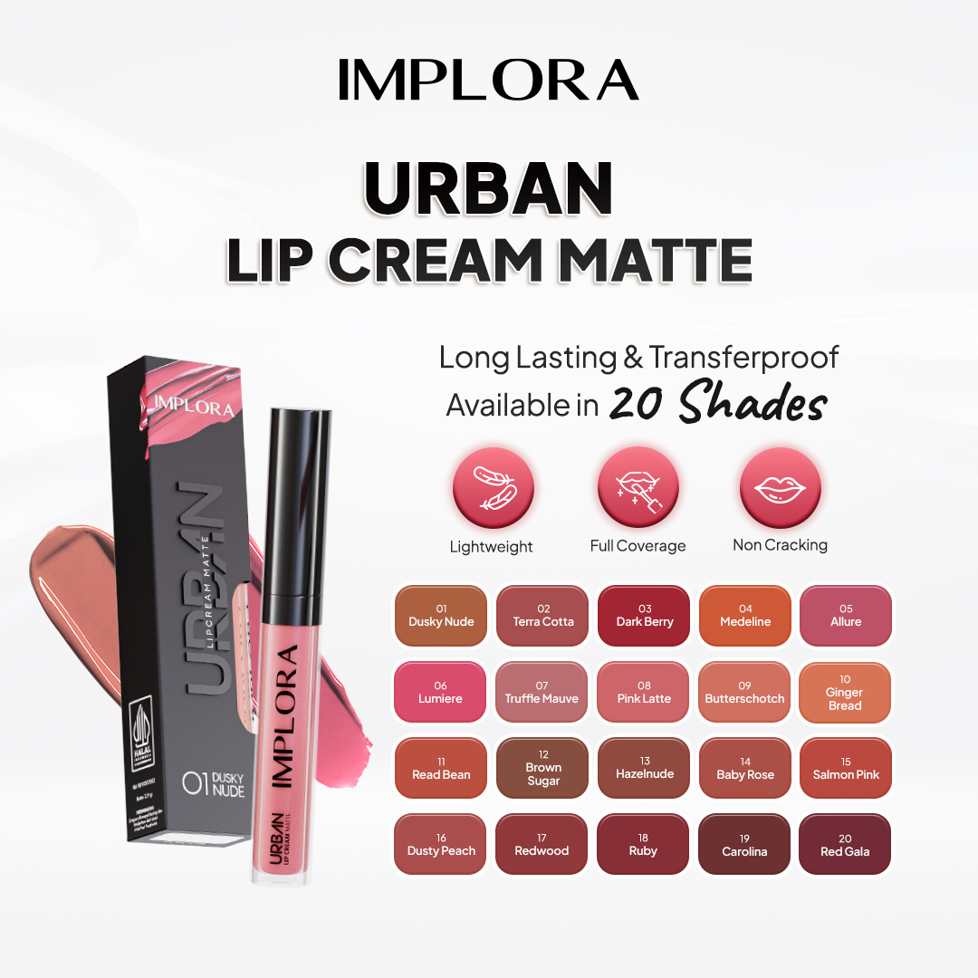 IMPLORA URBAN LIPCREAM MATTE Inaexport