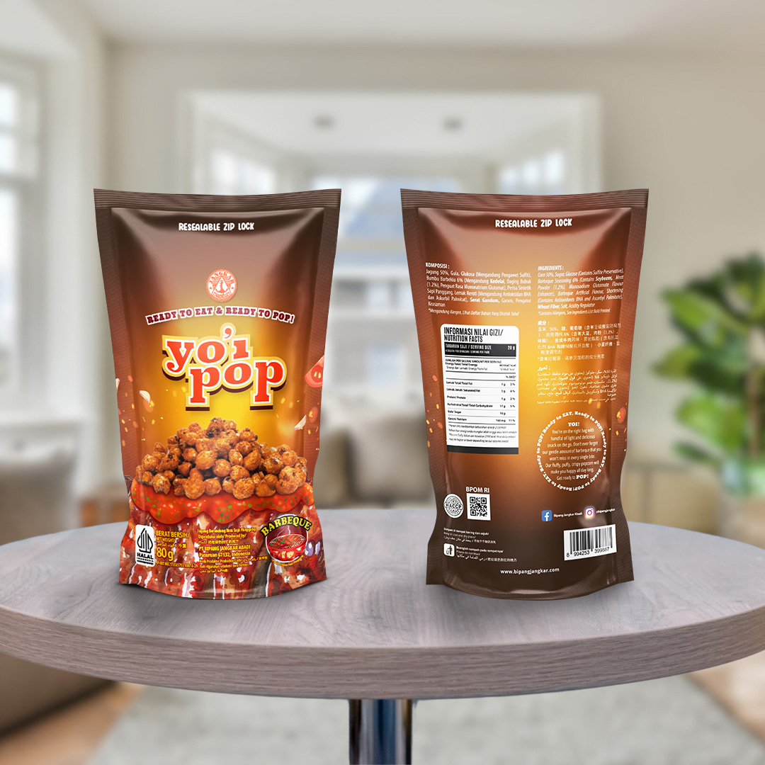 YO'I POP BARBEQUE POPCORN | Inaexport