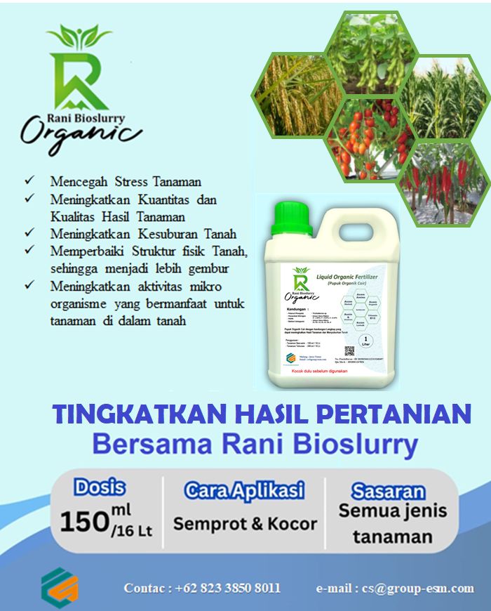 Bioslurry Organic Fertilizer | Inaexport