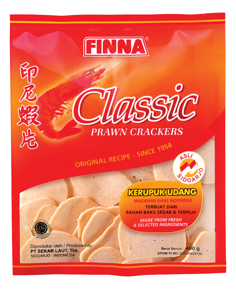 FINNA CLASSIC OVAL SHRIMP CRACKERS | Inaexport